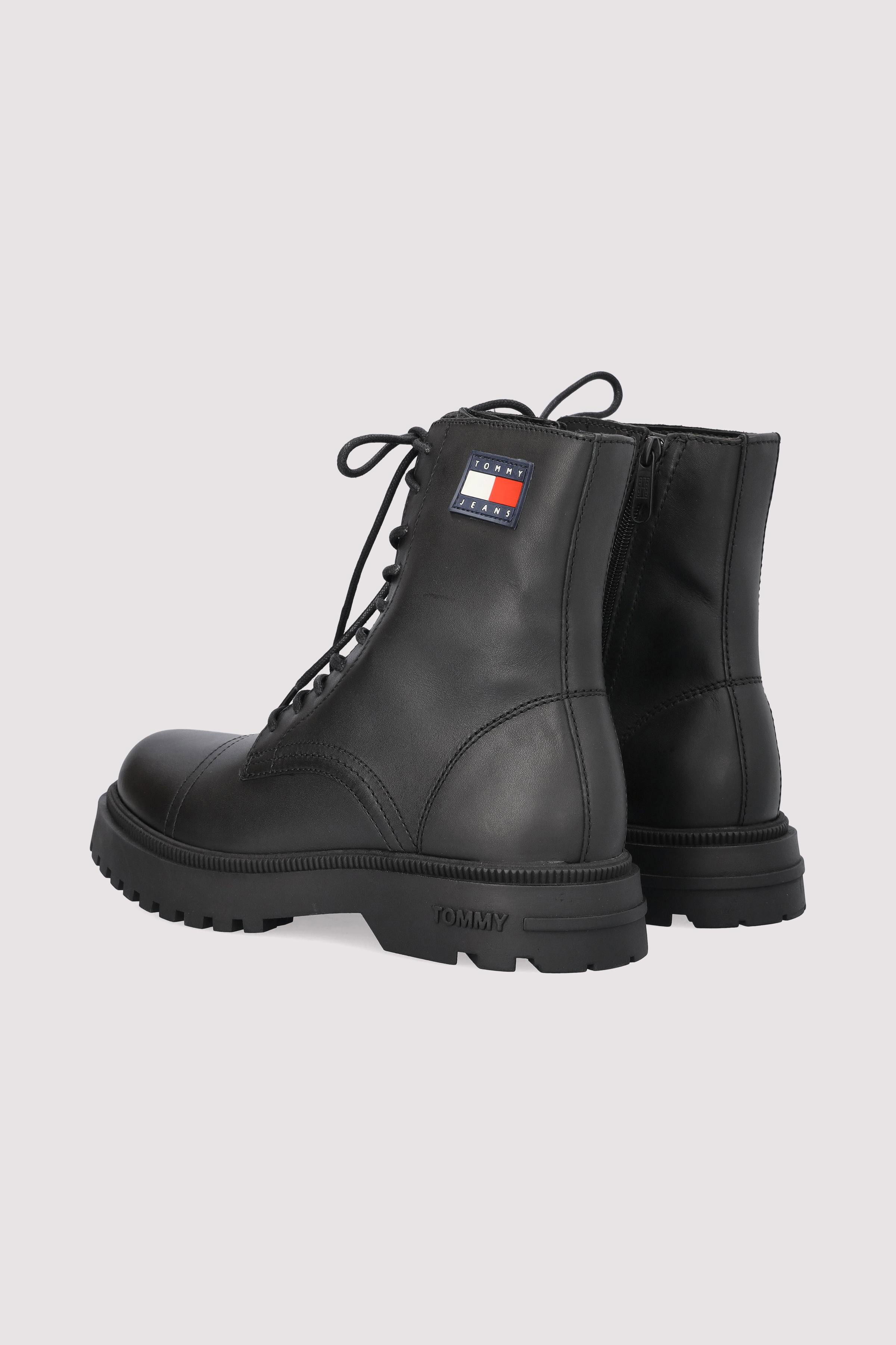 TJM LACE UP MID BOOT SMOOTH Black 42 8720637381076